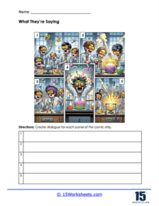 Comic Strips Worksheets - 15 Worksheets.com