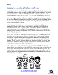 Supply and Demand Worksheets - 15 Worksheets.com