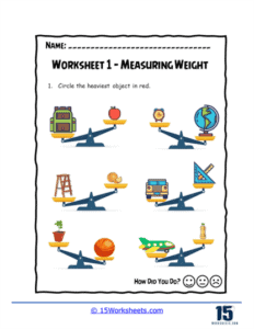 Measuring Weight Worksheets - 15 Worksheets.com