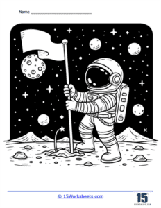 Outer Space Coloring Pages - 15 Worksheets.com