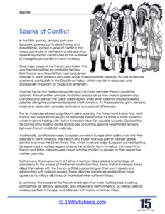 French and Indian War Worksheets - 15 Worksheets.com