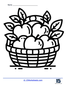 Apple Coloring Pages