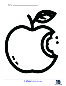 Apple Coloring Pages