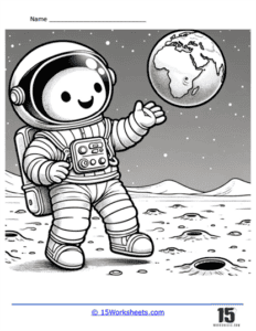 Outer Space Coloring Pages