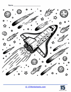 Outer Space Coloring Pages - 15 Worksheets.com
