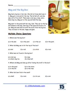 CVC Reading Passages Worksheets | Phonics Story Reading - 15 Worksheets.com