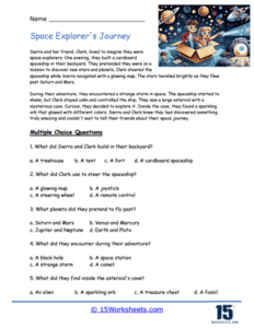 R Controlled Vowel Reading Passages Worksheets - 15 Worksheets.com