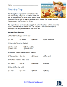 CVC Reading Passages Worksheets | Phonics Story Reading - 15 Worksheets.com