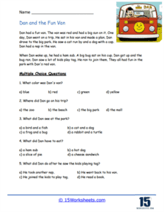 CVC Reading Passages Worksheets | Phonics Story Reading - 15 Worksheets.com