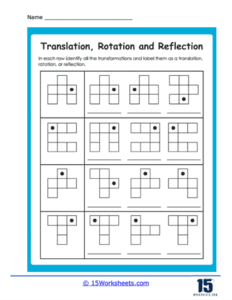 Reflection, Rotation, Translation Worksheets - 15 Worksheets.com