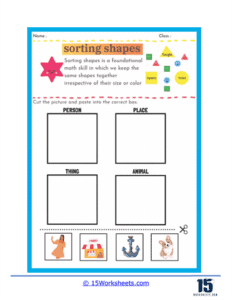 Sorting Shapes Worksheets - 15 Worksheets.com