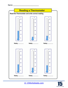 Reading Thermometers Worksheets - 15 Worksheets.com