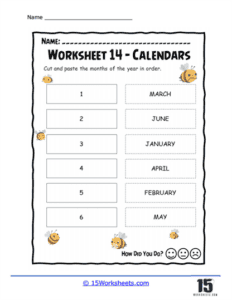 Reading Calendars Worksheets - 15 Worksheets.com