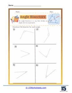 Angle Bisectors Worksheets - 15 Worksheets.com