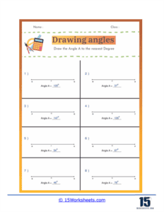 Drawing Angles Worksheets - 15 Worksheets.com