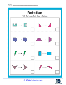 Reflection, Rotation, Translation Worksheets - 15 Worksheets.com