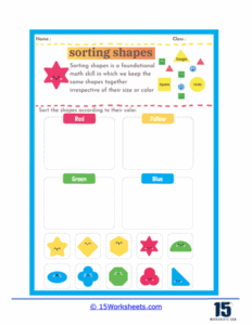 Sorting Shapes Worksheets - 15 Worksheets.com