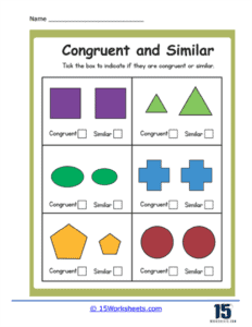 Congruent and Similar Worksheets - 15 Worksheets.com