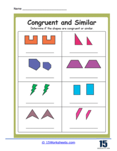 Congruent and Similar Worksheets - 15 Worksheets.com