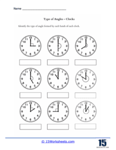 Classifying Angles Worksheets - 15 Worksheets.com