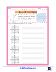 Midpoint Formula Worksheets - 15 Worksheets.com