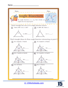 Angles Worksheets - 15 Worksheets.com