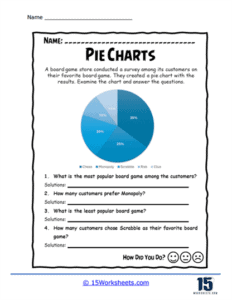 Pie Charts Worksheets - 15 Worksheets.com