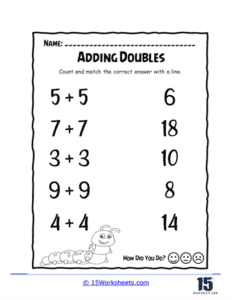 Adding Doubles Worksheets - 15 Worksheets.com