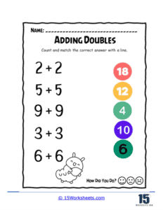 Adding Doubles Worksheets - 15 Worksheets.com