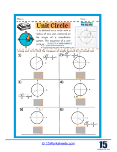 Free Unit Circle Worksheets | Mastering Radians & Degrees