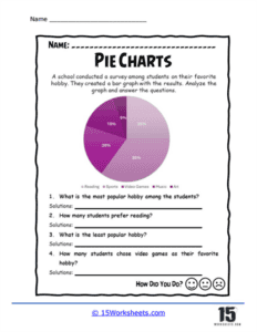 Pie Charts Worksheets - 15 Worksheets.com