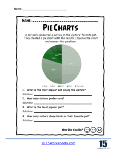 Pie Charts Worksheets - 15 Worksheets.com