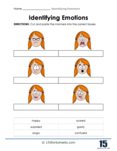 Identifying Emotions Worksheets - 15 Worksheets.com