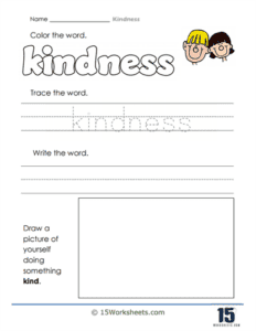 Kindness Worksheets | Empathy & Compassion - 15 Worksheets.com