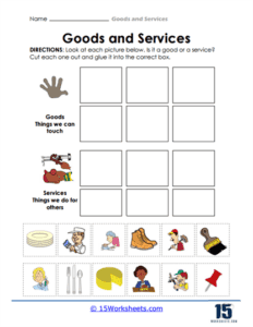 Goods and Services Worksheets - 15 Worksheets.com