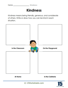 Kindness Worksheets | Empathy & Compassion - 15 Worksheets.com