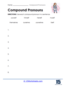 Compound Pronouns Worksheets - 15 Worksheets.com