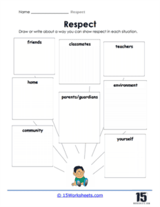 Respect Worksheets | Personal and Social Skills - 15 Worksheets.com