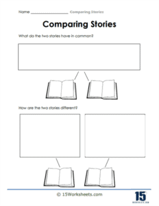 Comparing Stories Worksheets | Literary Elements - 15 Worksheets.com