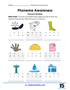 Phoneme Awareness Worksheets - 15 Worksheets.com