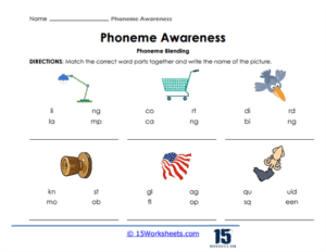 Phoneme Awareness Worksheets - 15 Worksheets.com