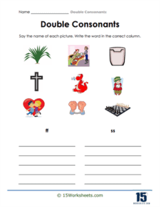 Double Consonants Worksheets - 15 Worksheets.com