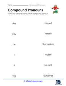 Compound Pronouns Worksheets - 15 Worksheets.com