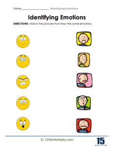 Identifying Emotions Worksheets - 15 Worksheets.com