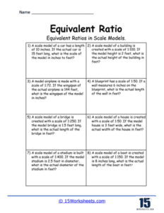 Equivalent Ratios Worksheets | Ratios and Proportions - 15 Worksheets.com