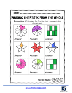 Finding the Parts from the Whole Worksheets - 15 Worksheets.com