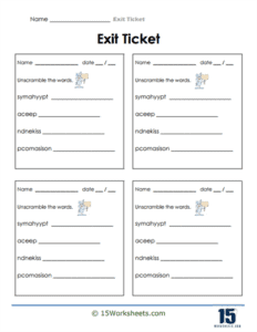 Skills Worksheets | Behavioral, Social & Learning - 15 Worksheets.com