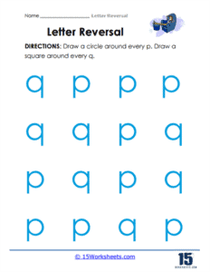 Letter Reversal Worksheets - 15 Worksheets.com