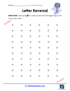 Letter Reversal Worksheets - 15 Worksheets.com