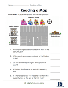Reading a Map Worksheets | Social Studies - 15 Worksheets.com